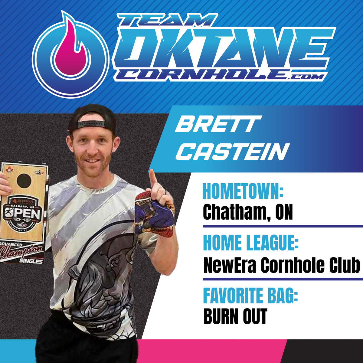 Brett Castein – Oktane Cornhole Gear