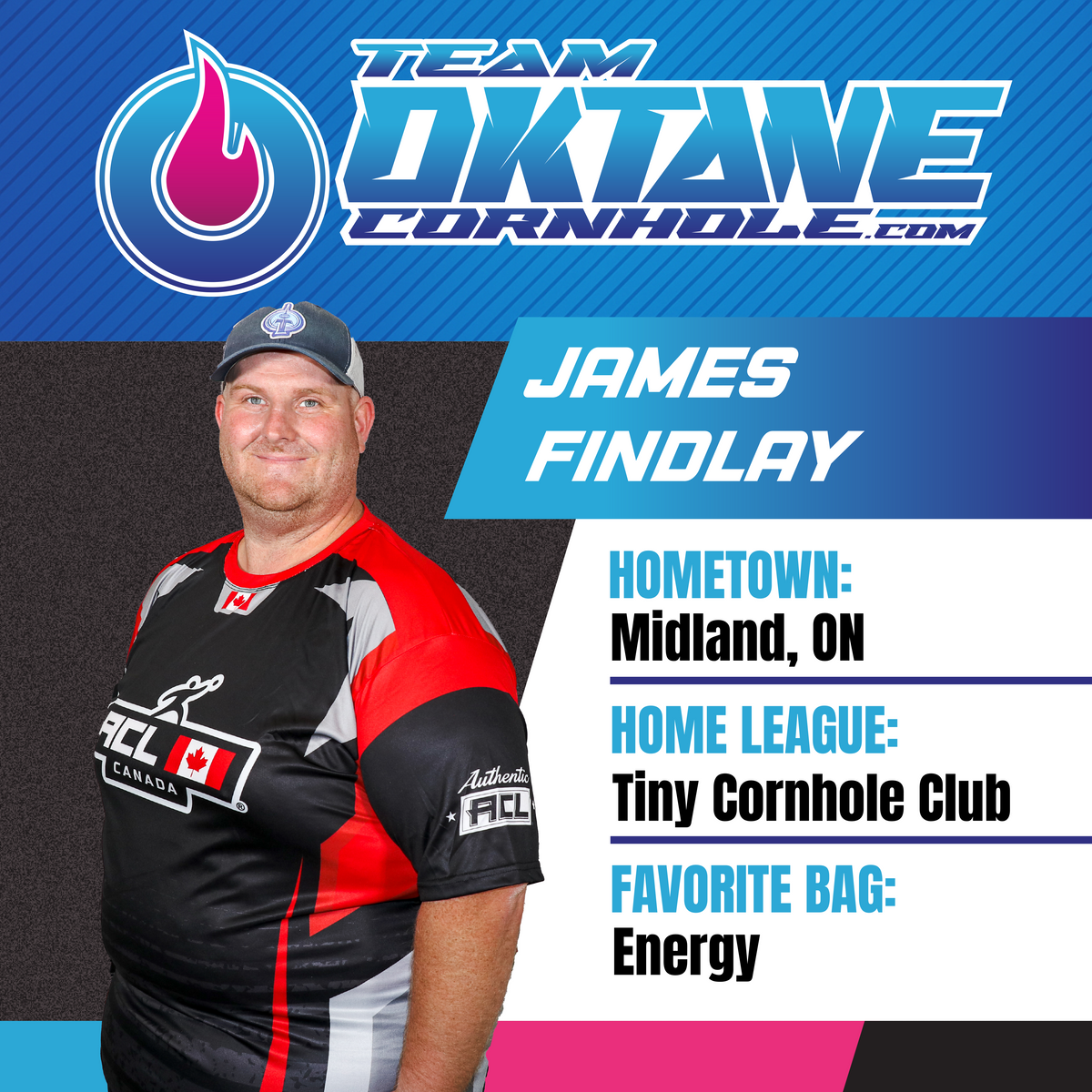 James Findlay – Oktane Cornhole Gear