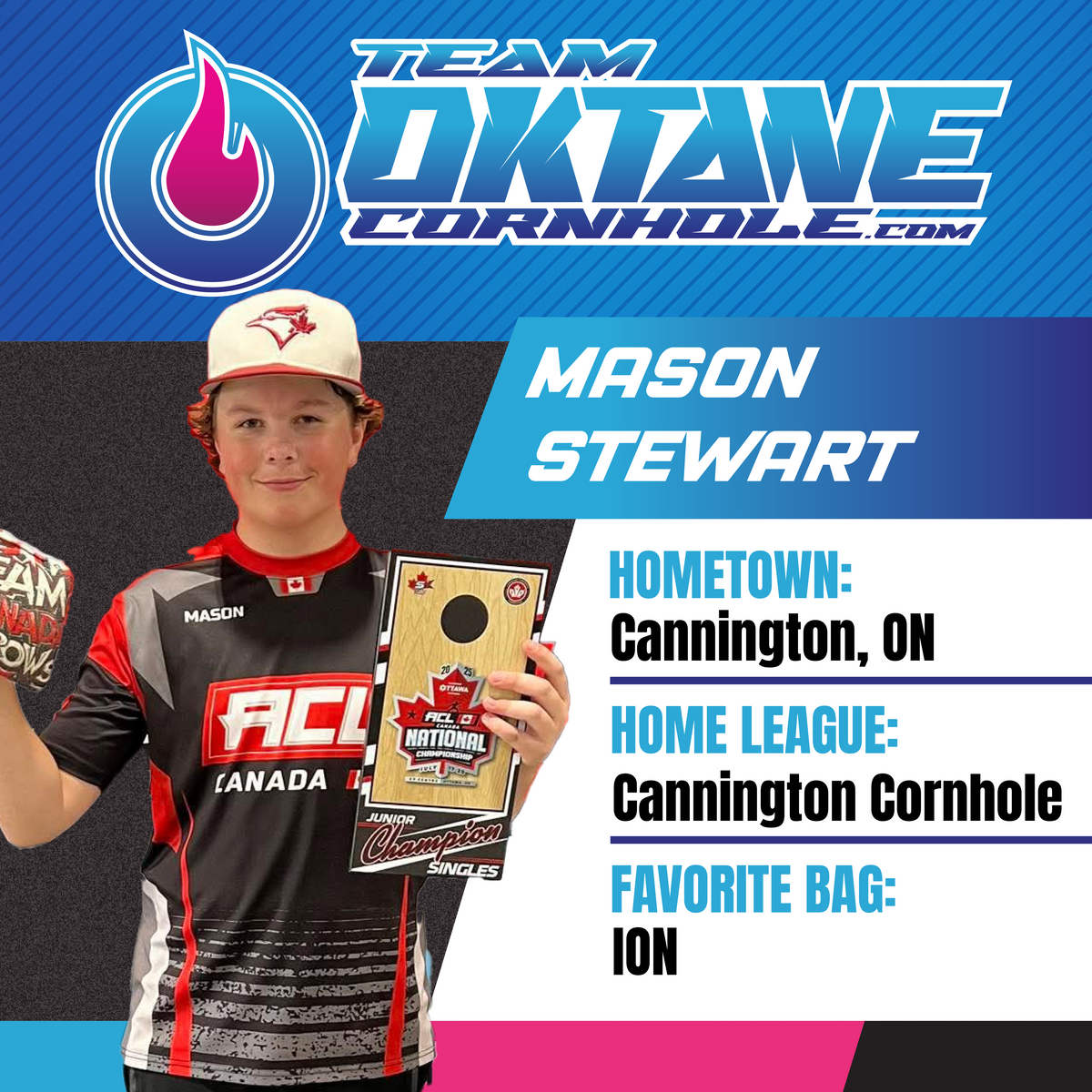 Mason Stewart – Oktane Cornhole Gear